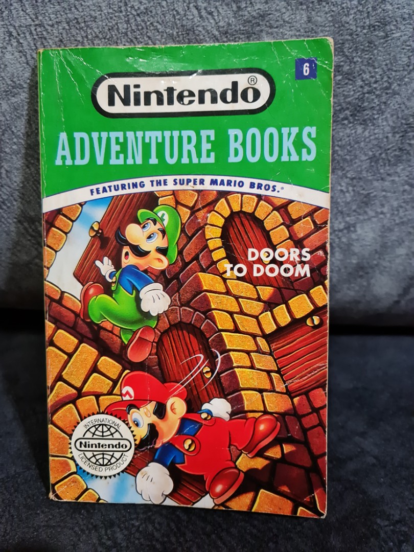Nintendo Adventure Book - Doors to Doom, Hobbies & Toys, Books ...