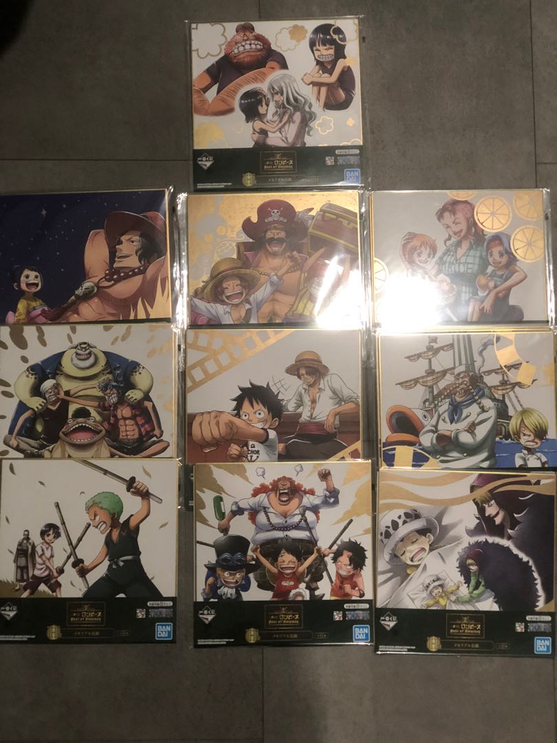 One piece kuji Art Board, Hobbies & Toys, Toys & Games on Carousell