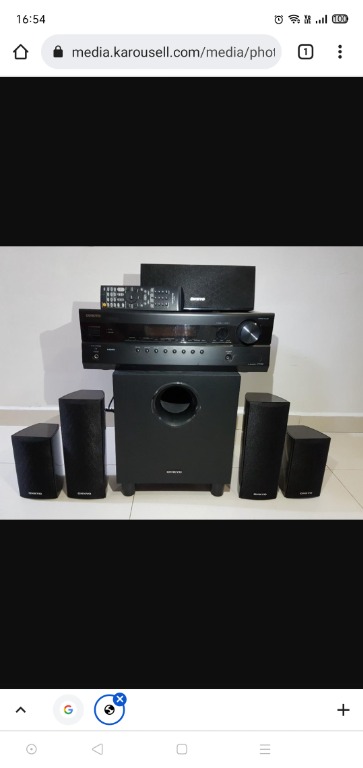 Onkyo HT R380 Home Theater System, Audio, Soundbars, Speakers ...