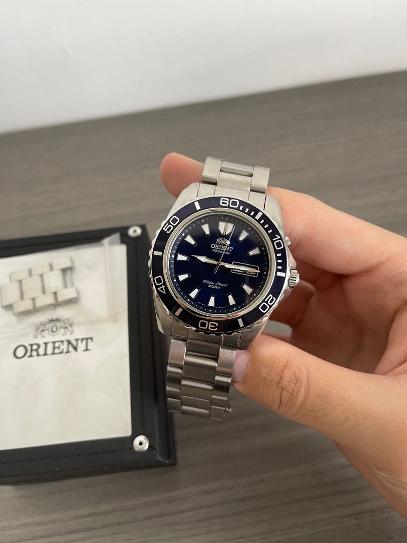 Orient Mako XL ( Blue Dial), Men's Fashion, Watches & Accessories ...