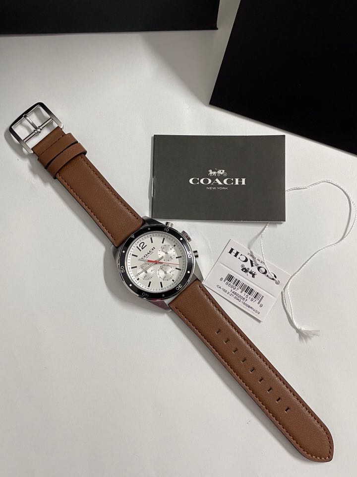 Original Coach men watch 14602057, Men's Fashion, Watches & Accessories ...