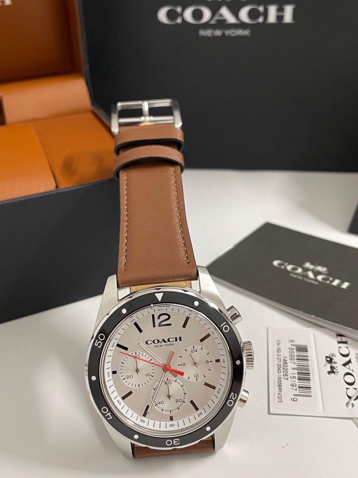 Original Coach men watch 14602057, Men's Fashion, Watches & Accessories ...