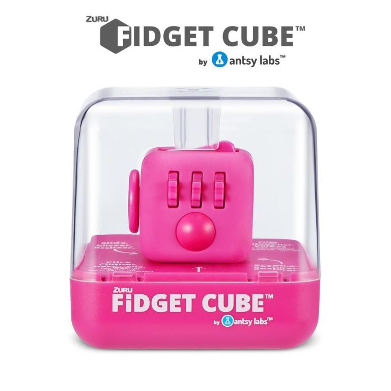 Original Fidget Cube by Antsy Labs S5 [Black/Pink], Hobbies & Toys ...
