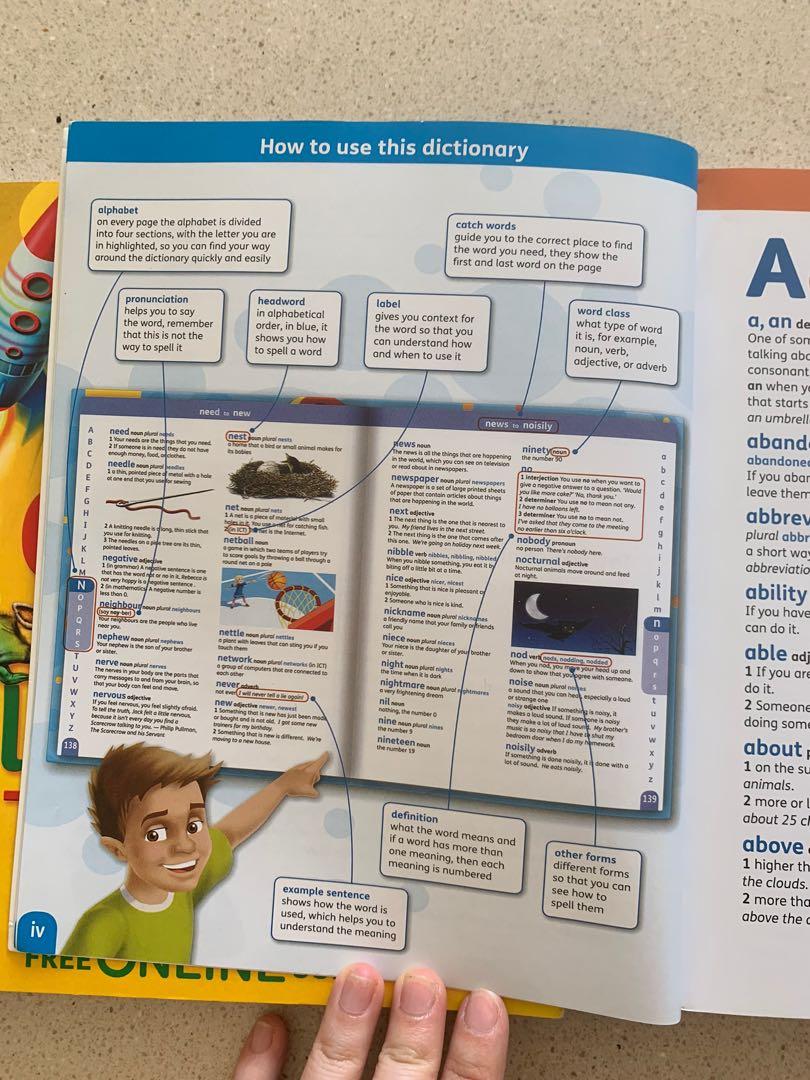 Oxford junior illustrated dictionary, Hobbies & Toys, Books & Magazines ...
