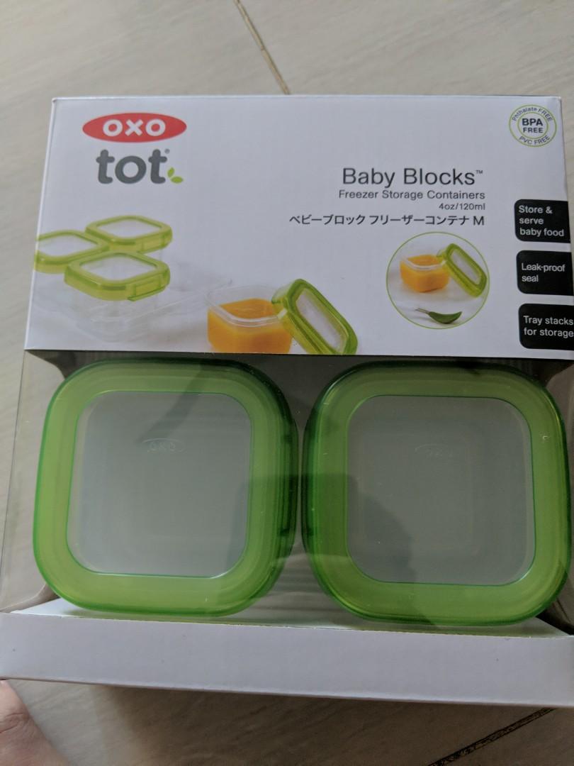 oxo Baby Blocks Freezer Storage, Babies & Kids, Nursing & Feeding ...