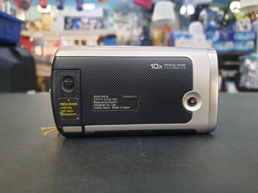 Panasonic SDR- SW20 Video Camera, Photography, Video Cameras on Carousell