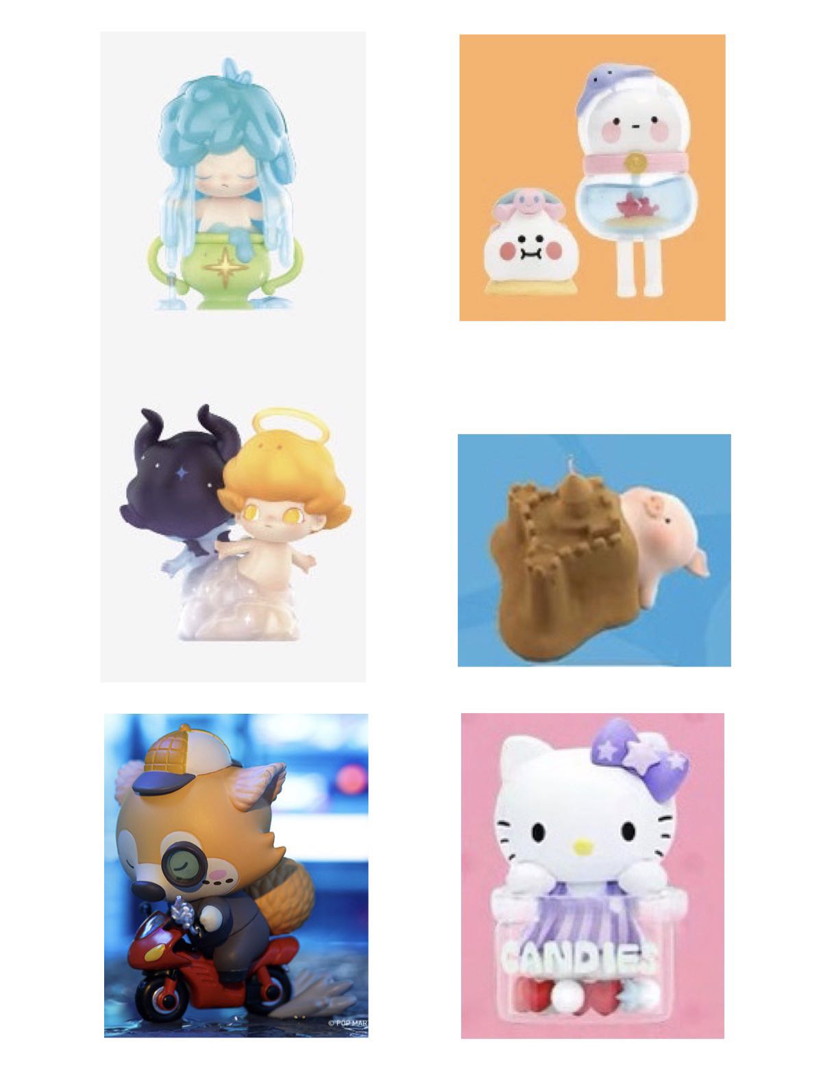 Popmart dimoo hello kitty bobo coco lulu pig okluna, Hobbies & Toys ...