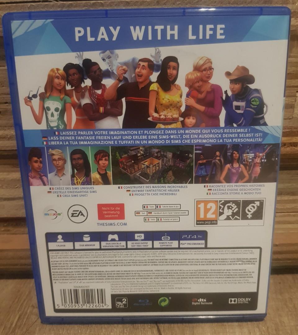 Ps4 The Sims 4, Video Gaming, Video Games, PlayStation on Carousell