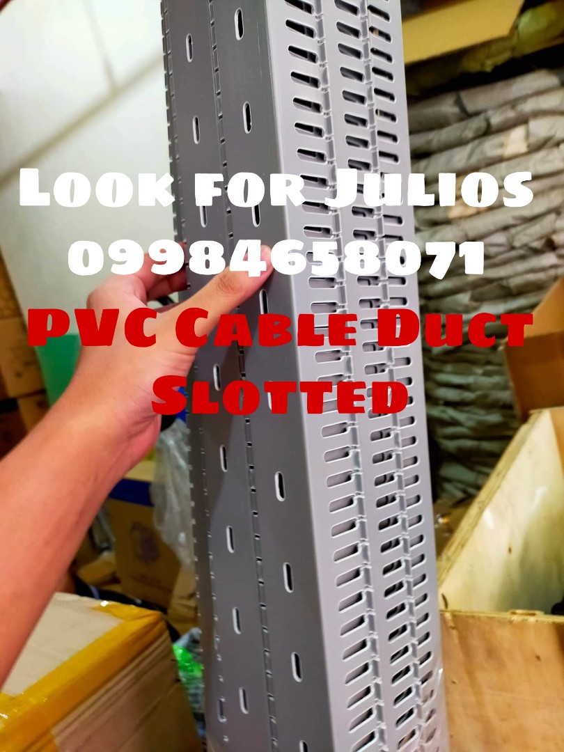 PVC Cable Duct Slotted, Commercial & Industrial, Construction Tools ...