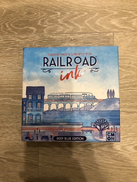 Railroad Ink: Deep Blue Edition, Hobbies & Toys, Toys & Games on Carousell