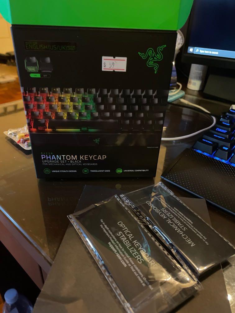 Razer phantom keycaps (black), Computers & Tech, Parts & Accessories ...