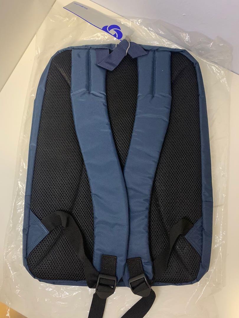 Samsonite Navy Backpack, Men's Fashion, Bags, Backpacks on Carousell