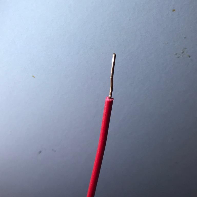 SOLID WIRE 22 AWG TF#22PC, ELECTRIC COPPER CABLE, BEST FOR LED AUDIO ...