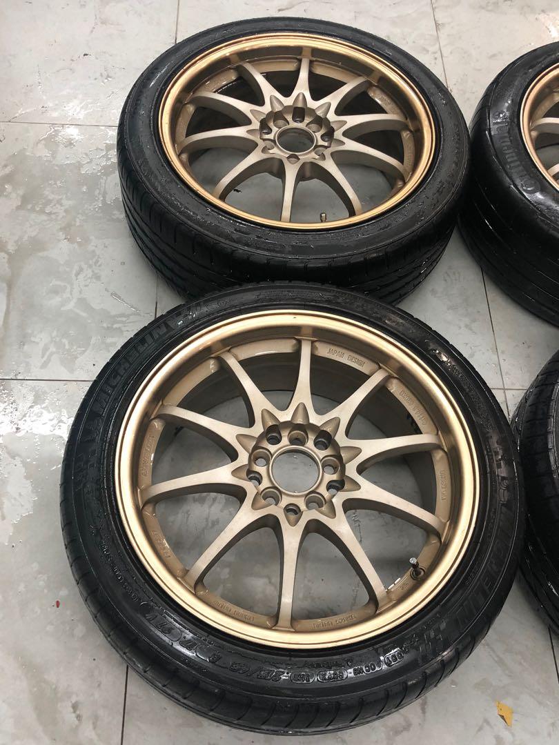 Sport Rim CE28 17 Thailand 5x100/114, Auto Accessories on Carousell
