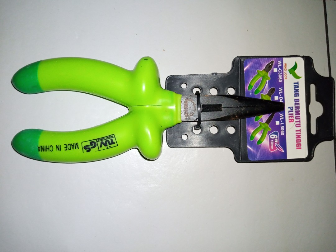 Tang Jepit Panjang Gerigi 6 Inchi WING LOCK WL-5060 Heavy Duty, Barang ...