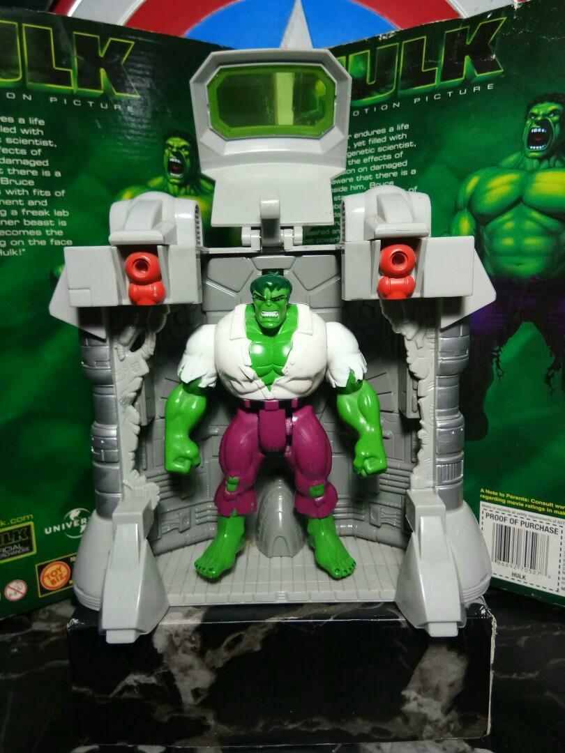 The Incredible Hulk Gamma Ray Trap Action Figure Playset 2003 ToyBiz ...
