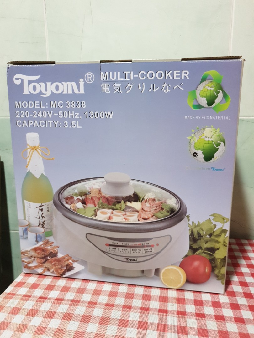Toyomi Multi cooker, TV & Home Appliances, Kitchen Appliances, Cookers ...