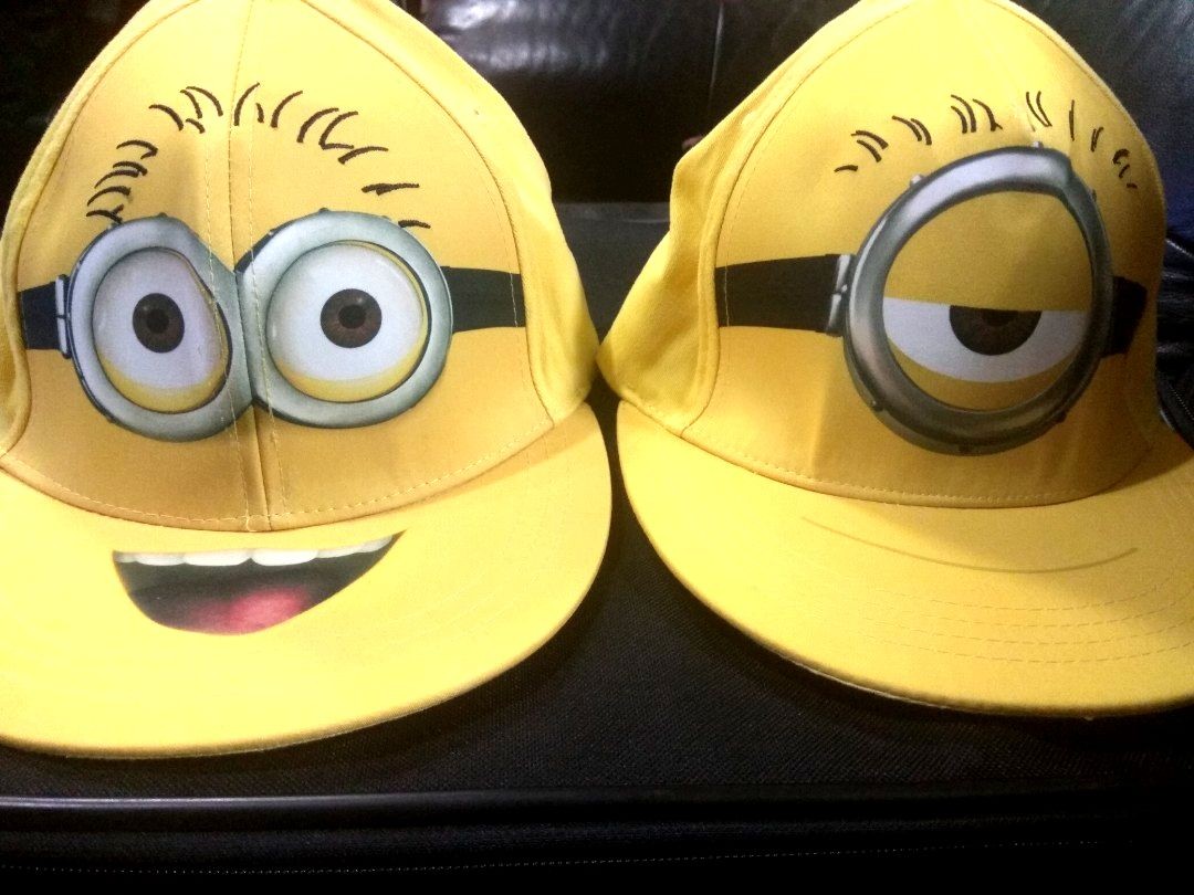 UNIVERSAL STUDIOS Minion Caps, Men's Fashion, Watches & Accessories ...