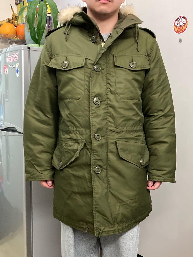 Vintage Canadian Army Winter Arctic Parka 1990s Military Jacket, 男裝, 外套 ...