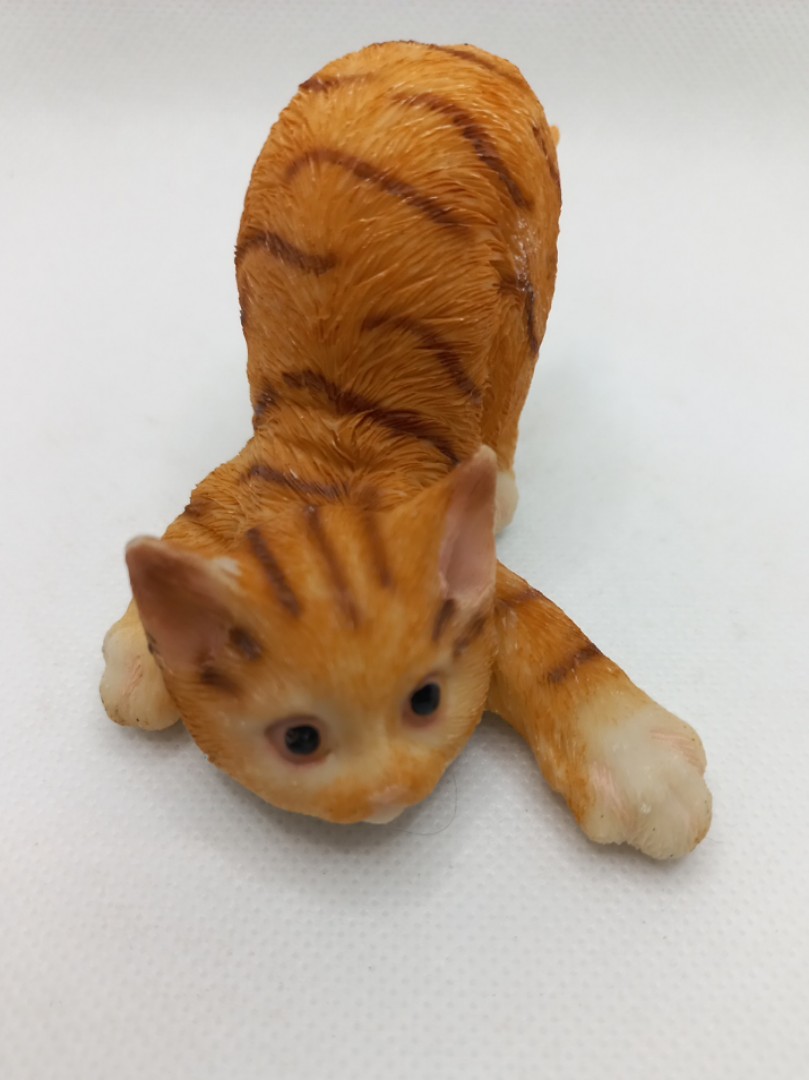 Vintage Resin Tabby Cat, Hobbies & Toys, Memorabilia & Collectibles ...