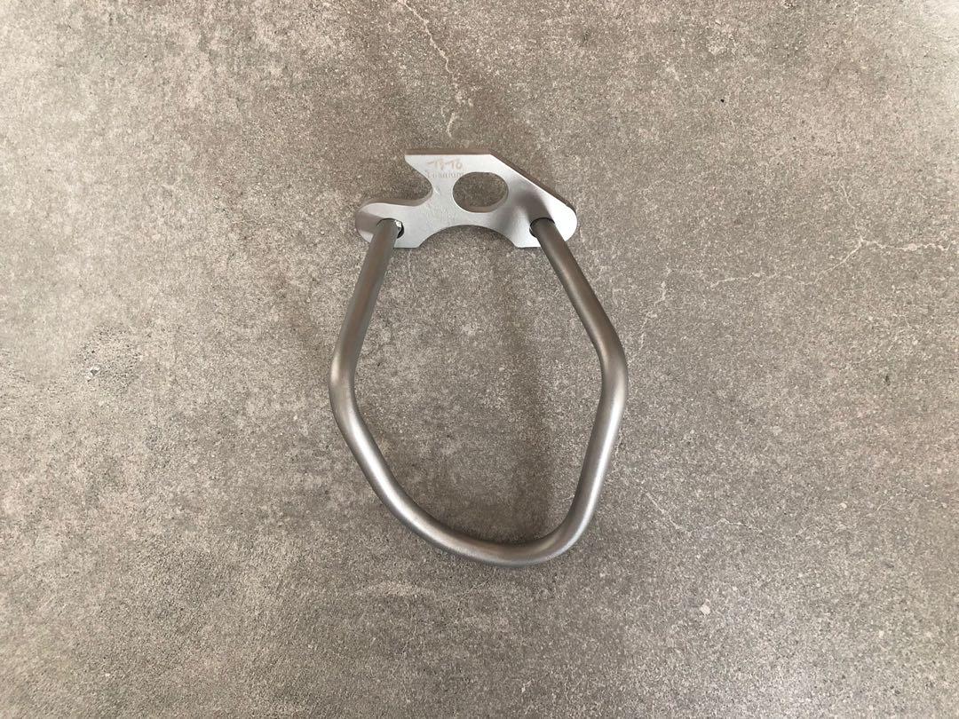 Vintage Retro Titanium Rear Derailleur Guard Mtb Mountain Bike Gravel ...