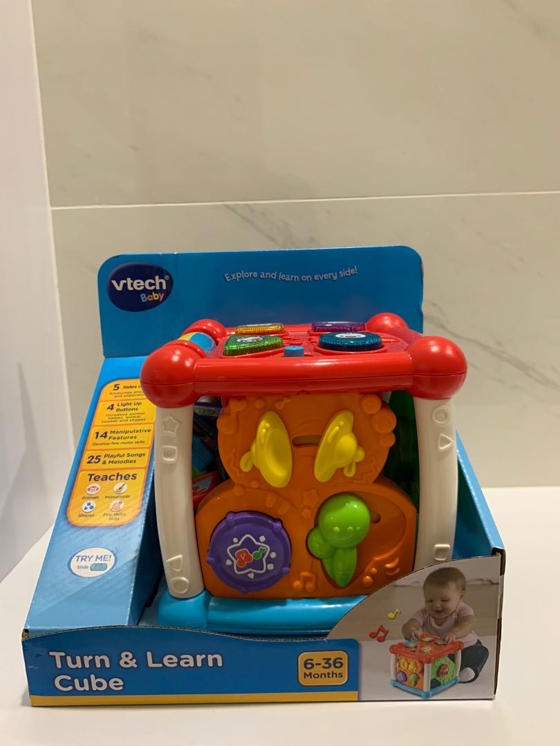 Vtech Turn and Learn Cube (BRAND NEW), Babies & Kids, Infant Playtime on Carousell