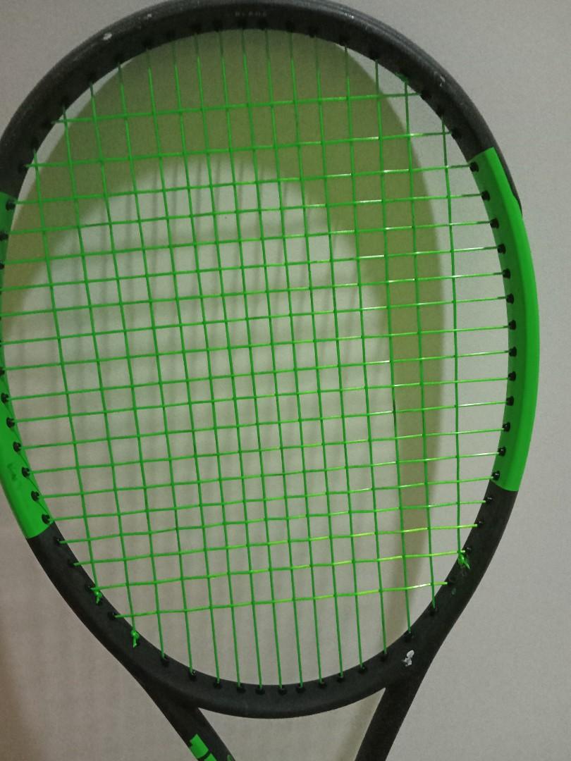 Wilson blade 98 v6 used for 4 months, Sports Equipment, Sports & Games ...