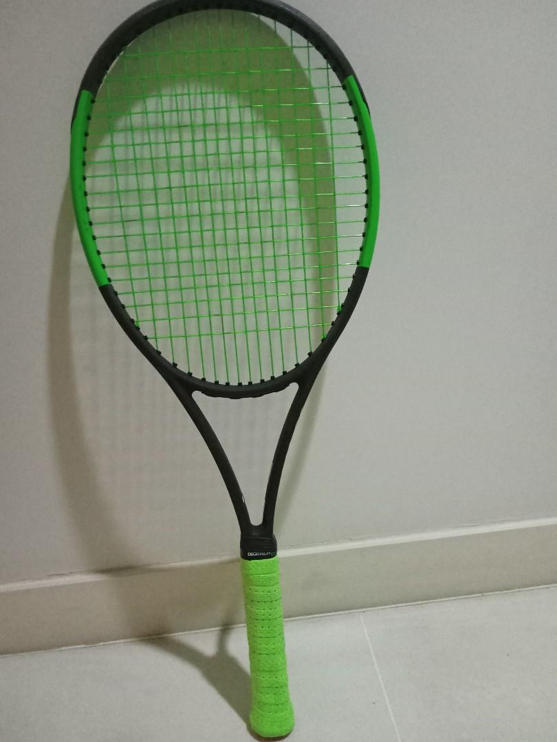 Wilson blade 98 v6 used for 4 months, Sports Equipment, Sports & Games ...