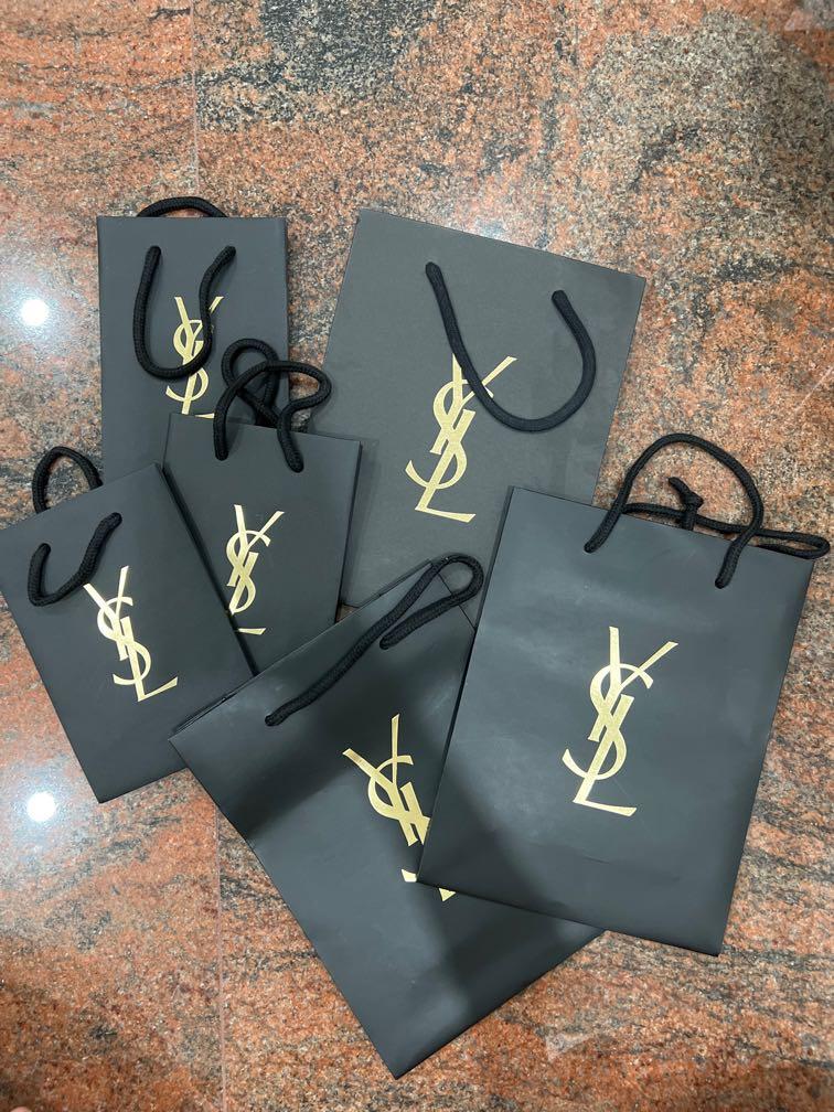 YSL paper bag, Luxury, Bags & Wallets on Carousell