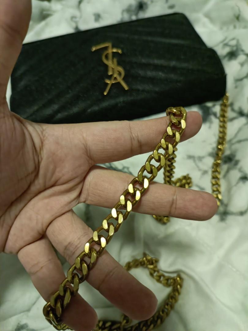YSL Woc On Chain Grained, Women's Fashion, Bags & Wallets, Shoulder ...