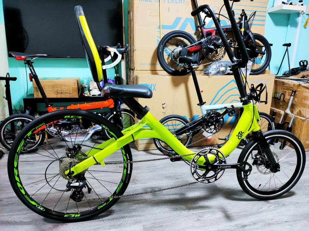 24 inch single speed semi-recumbent bike, Sports Equipment, Bicycles ...