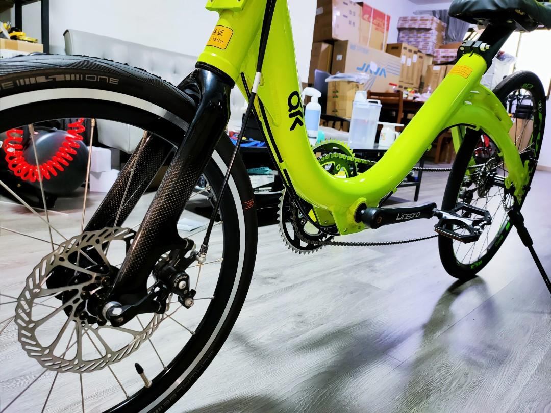 24 inch single speed semi-recumbent bike, Sports Equipment, Bicycles ...