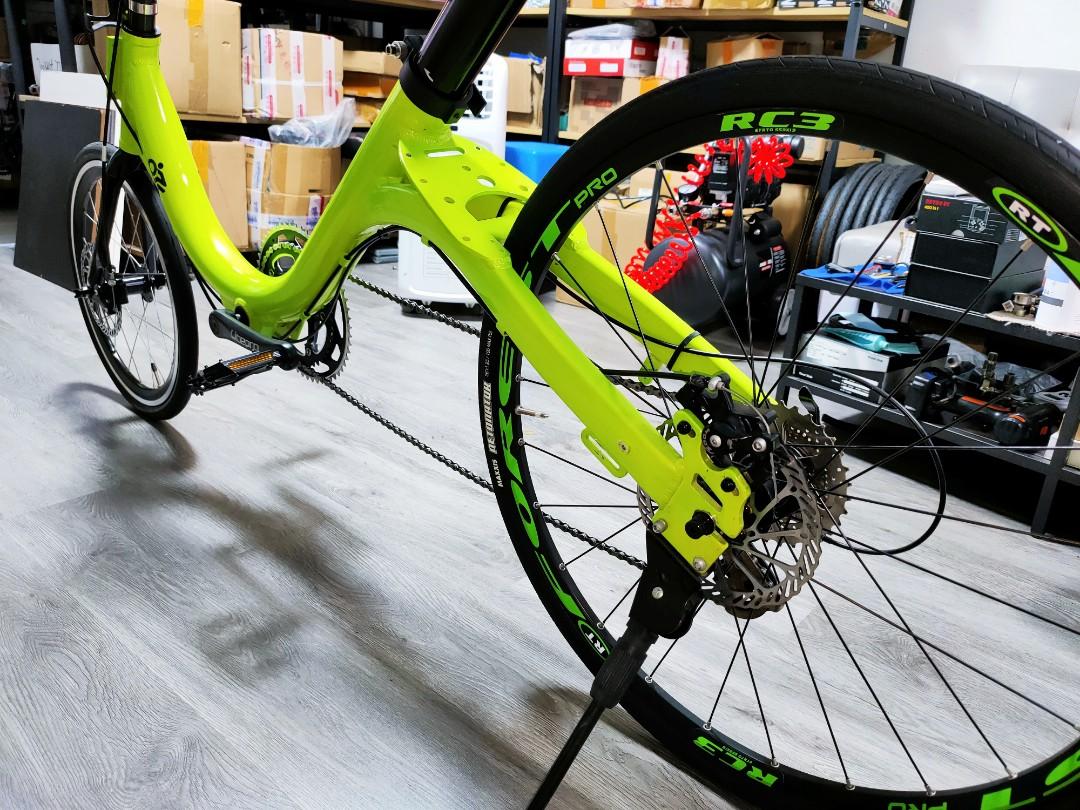 24 inch single speed semi-recumbent bike, Sports Equipment, Bicycles ...