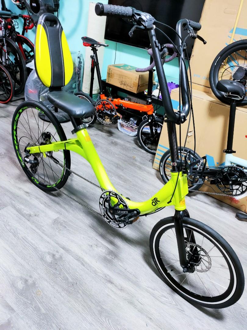 24 inch single speed semi-recumbent bike, Sports Equipment, Bicycles ...