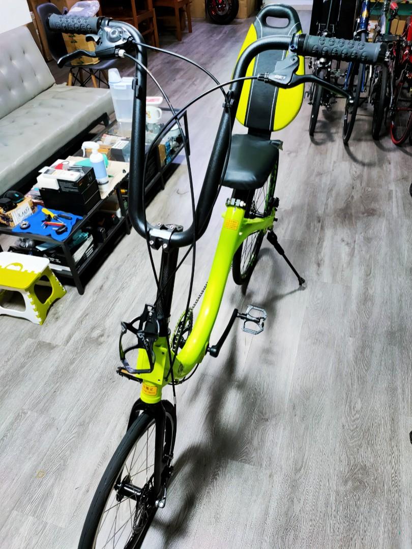 24 inch single speed semi-recumbent bike, Sports Equipment, Bicycles ...