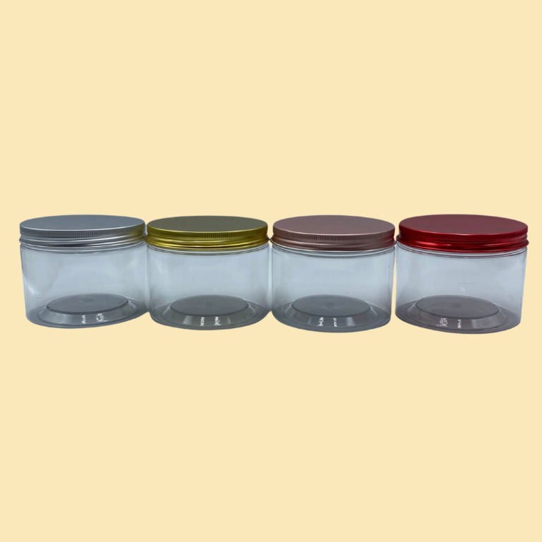 PET Plastic Container with Aluminum Lid (8.5cm Diameter)- FREE DELIVERY ...