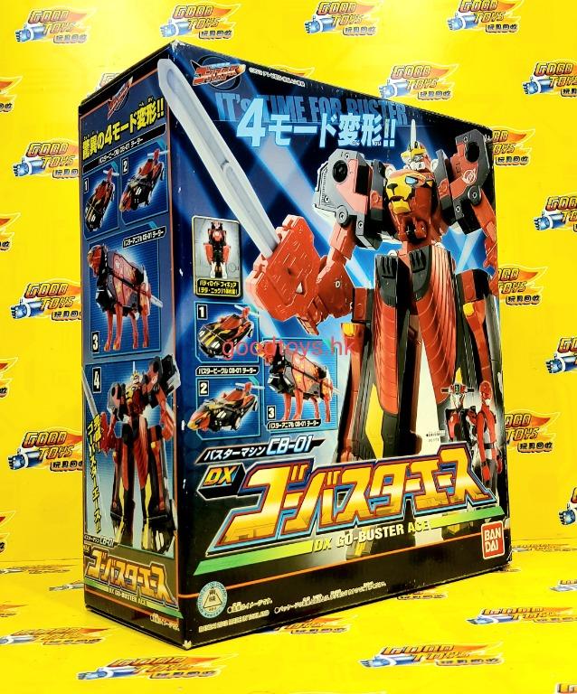 中古已開封 BANDAI 特命戰隊 CB-01 DX GO-BUSTER ACE 獵豹跑車, 興趣及遊戲, 玩具 & 遊戲類 - Carousell