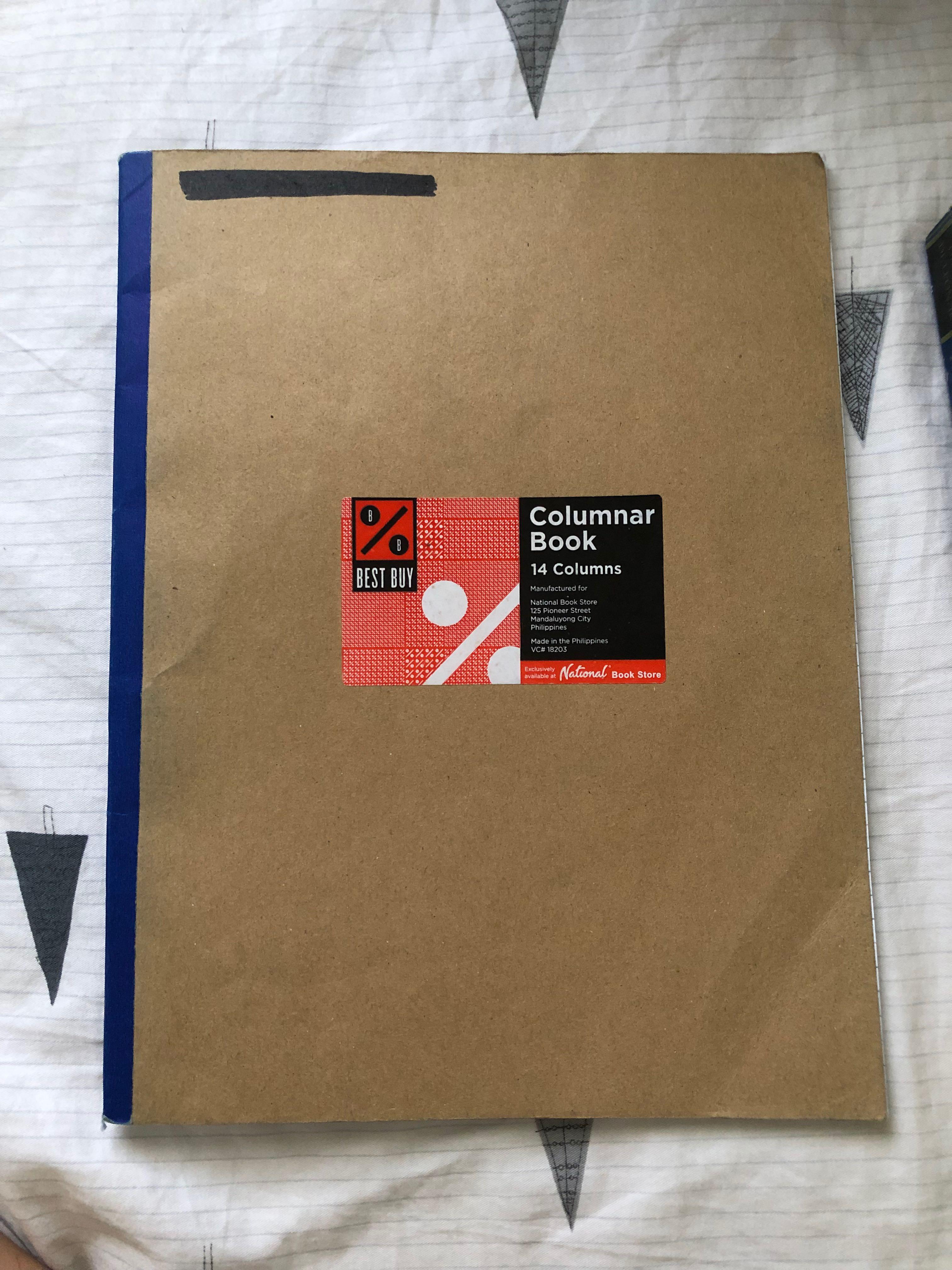 Accounting Columnar Book 14 Columns, Hobbies & Toys, Stationary & Craft ...