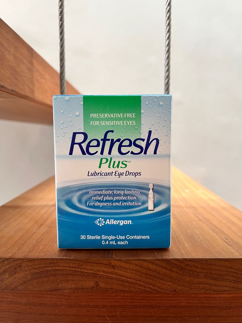 Allergen Refresh Plus Lubricant Eye Drops, 30pcs, 0.4ml, Beauty ...