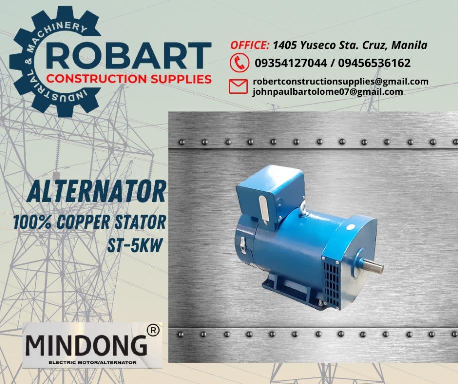 ALTERNATOR 100% COPPER STATOR ST-5kW, Commercial & Industrial ...