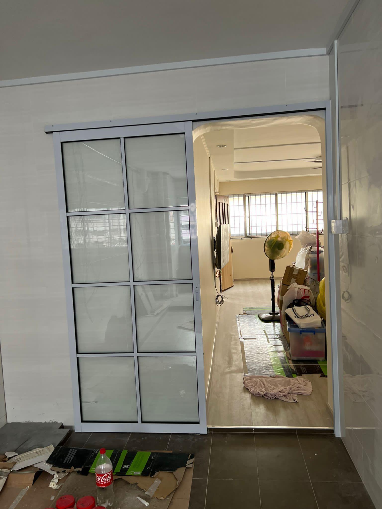 Aluminium Glass Sliding, Folding, Foldable, Swing Door - Kitchen ...