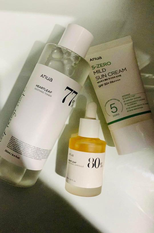 Anua Heartleaf Set, Beauty & Personal Care, Face, Face Care on Carousell