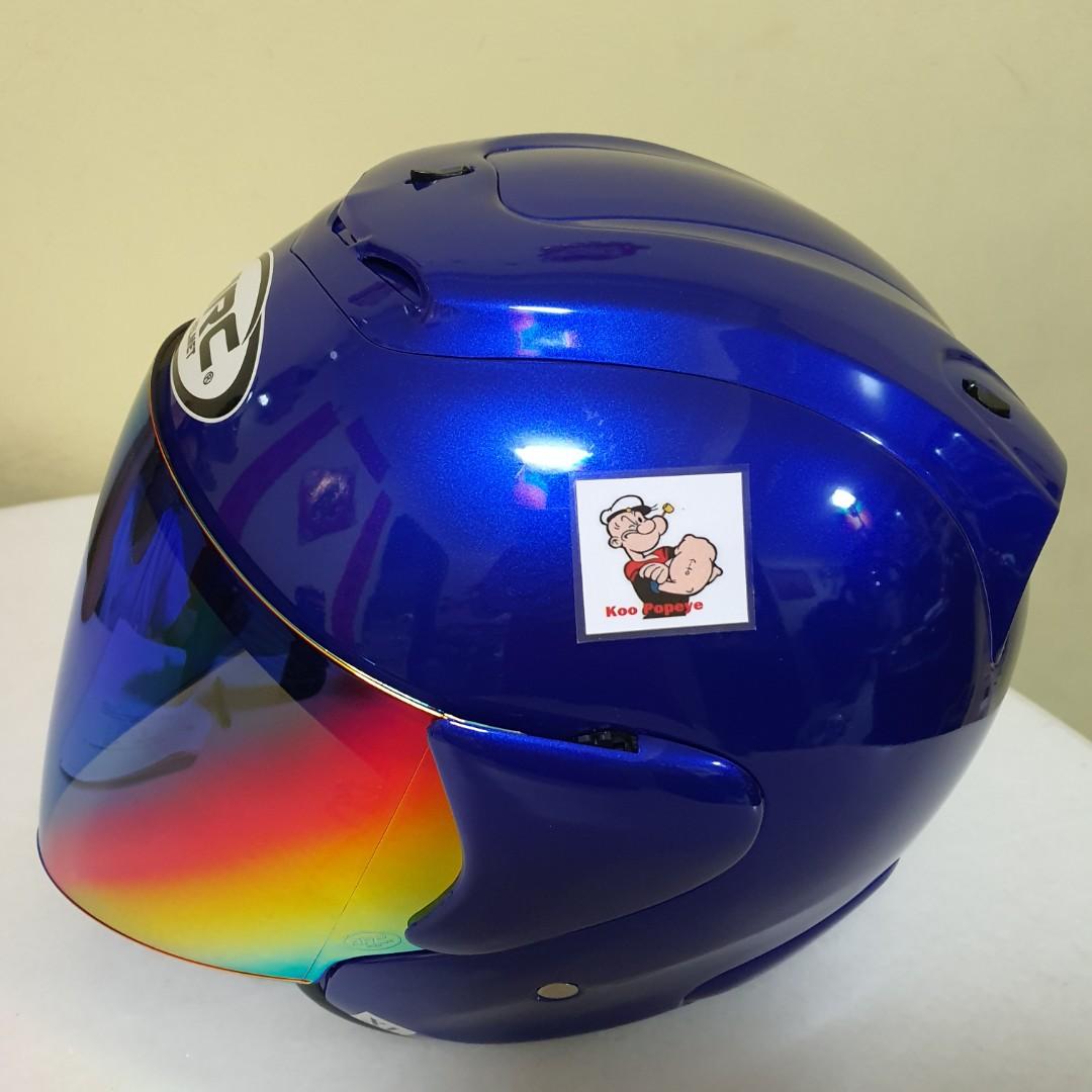 ARC RITZ HELMET DEEP BLUE COLOR, Motorcycles, Motorcycle Accessories on ...