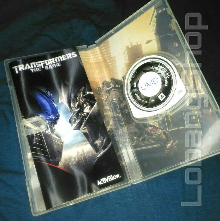 Authentic Transformers The Game UMD Game for Sony PSP Playstation ...