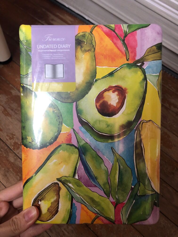 Avocado undated diary / planner free postage, Hobbies & Toys, Books ...