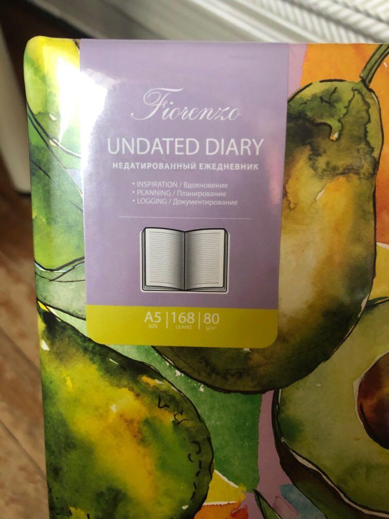 Avocado undated diary / planner free postage, Hobbies & Toys, Books ...