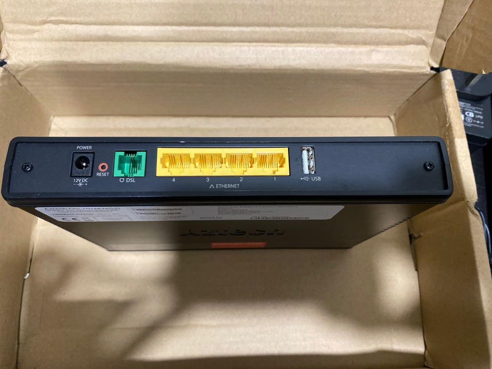 Aztecs DSL1016EN(S2) Singtel 4 - Port Ethernet Modem with Integrated ...