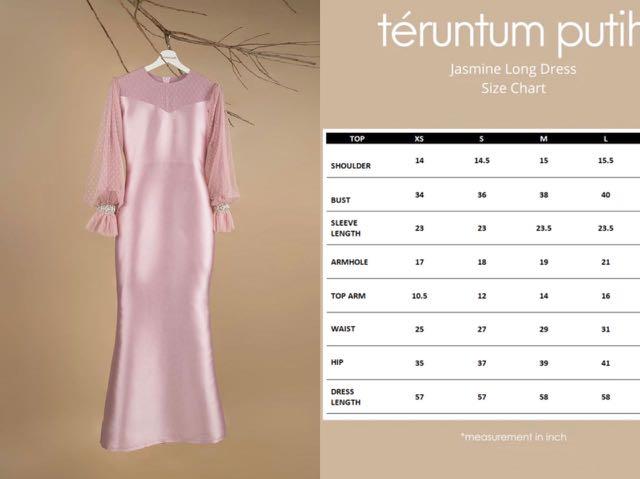 Jasmine Long Dress Teruntum Putih, Women's Fashion, Dresses & Sets ...