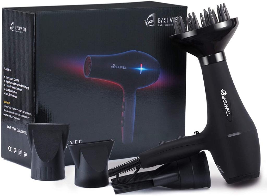 Basuwell Hair Dryer Professional 2100w Salon Hairdryer Ionic Far