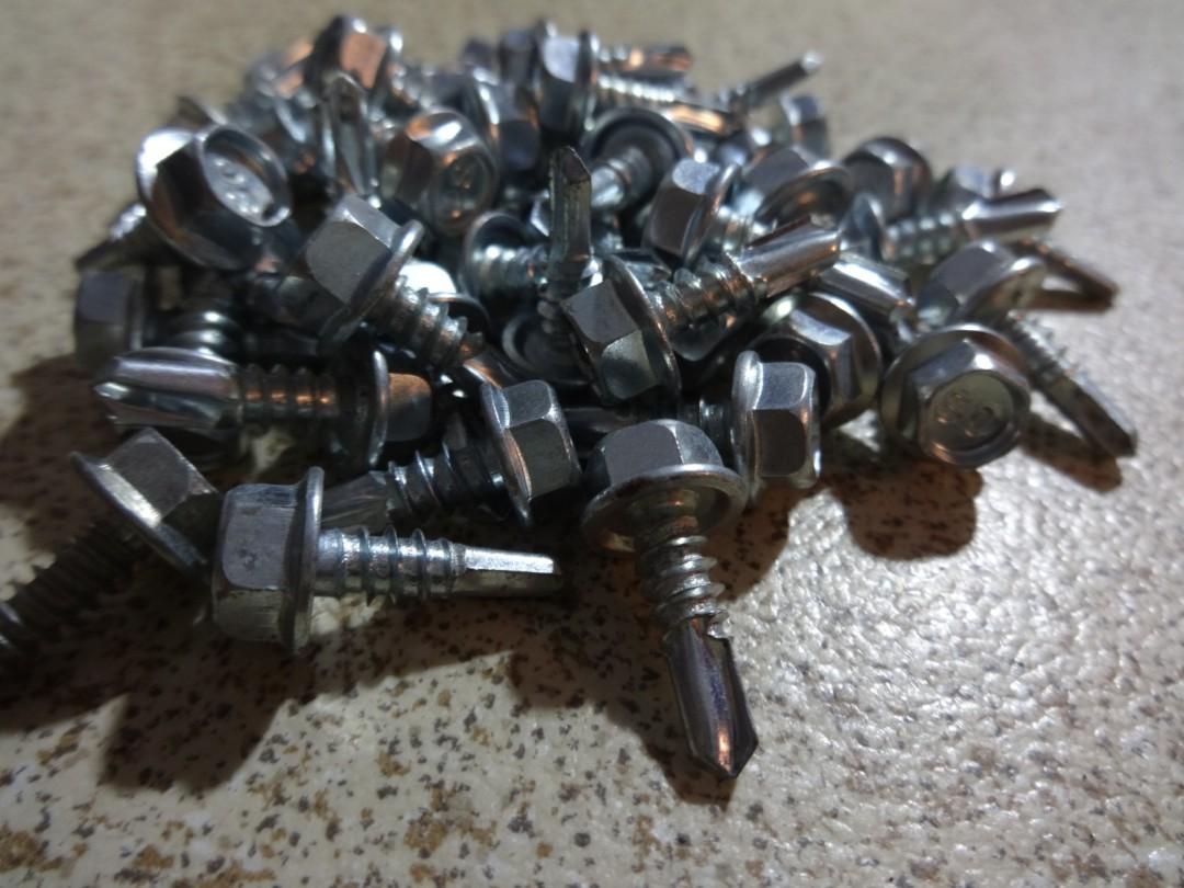 Baut Roofing Atap Konstruksi Baja Ringan 6 x 16mm Kepala Baut Pakai ...